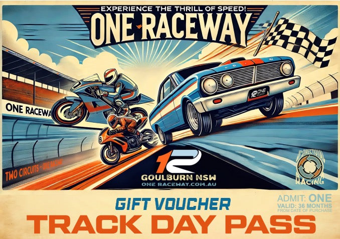 Weekend Track Day Voucher – One Raceway